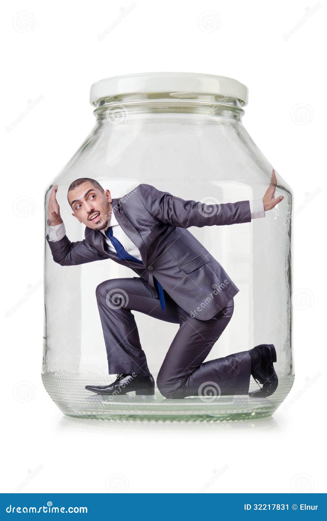 Young businessman stock image. Image of loneliness, closed - 32217831