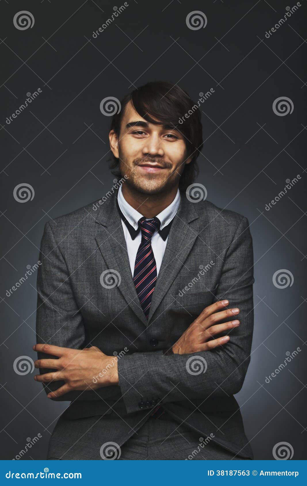 Young Businessman Looking Confident Stock Image - Image of male ...