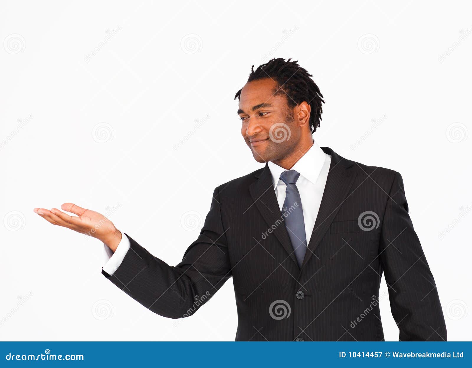 Young Businessman Offering His Hand Stock Image - Image of businessman ...