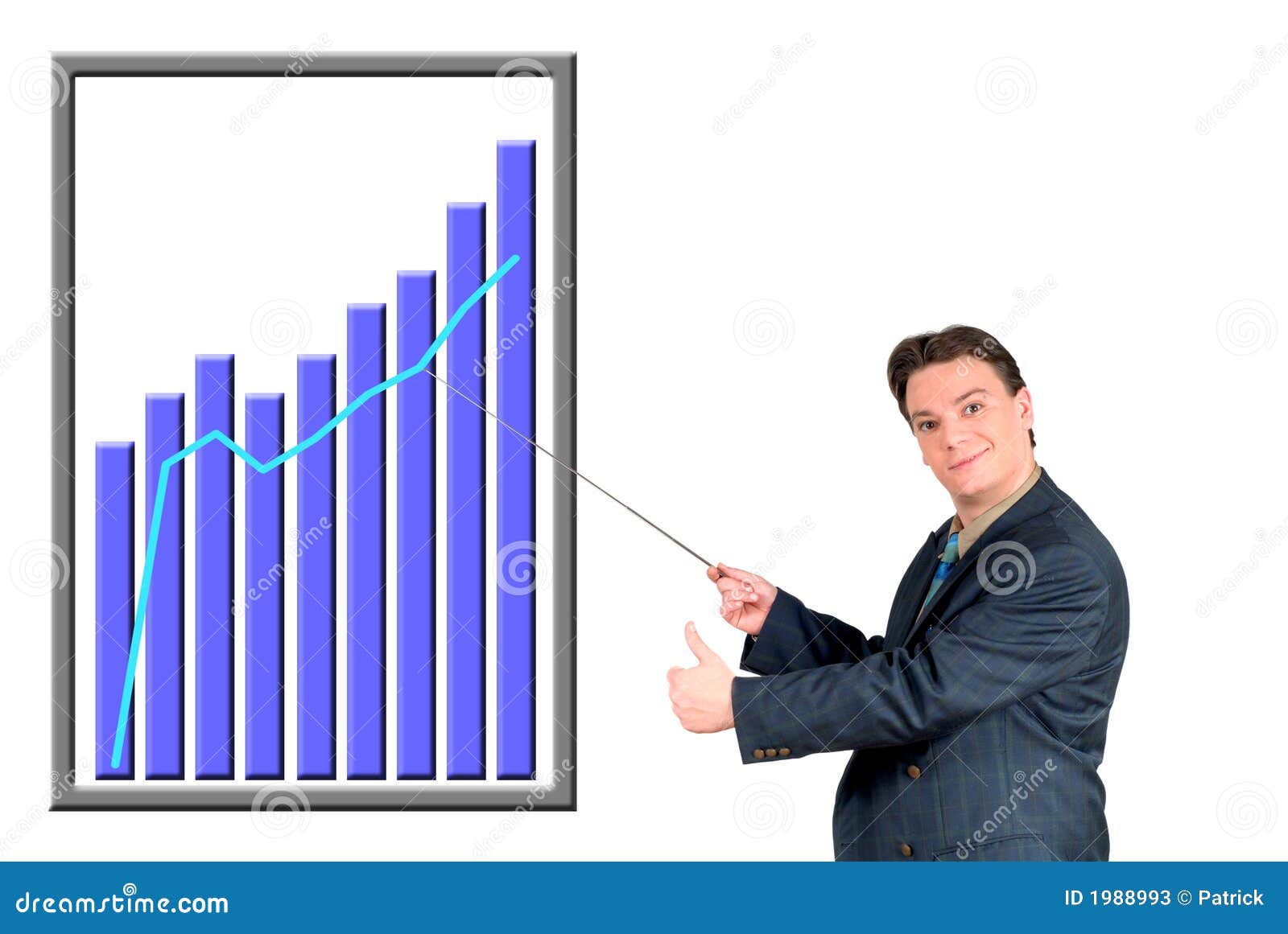 Young Businessman Pointing To Chart Stock Image - Image of handsome ... Young Businessman Pointing To Chart Stock Image - Image of handsome ...