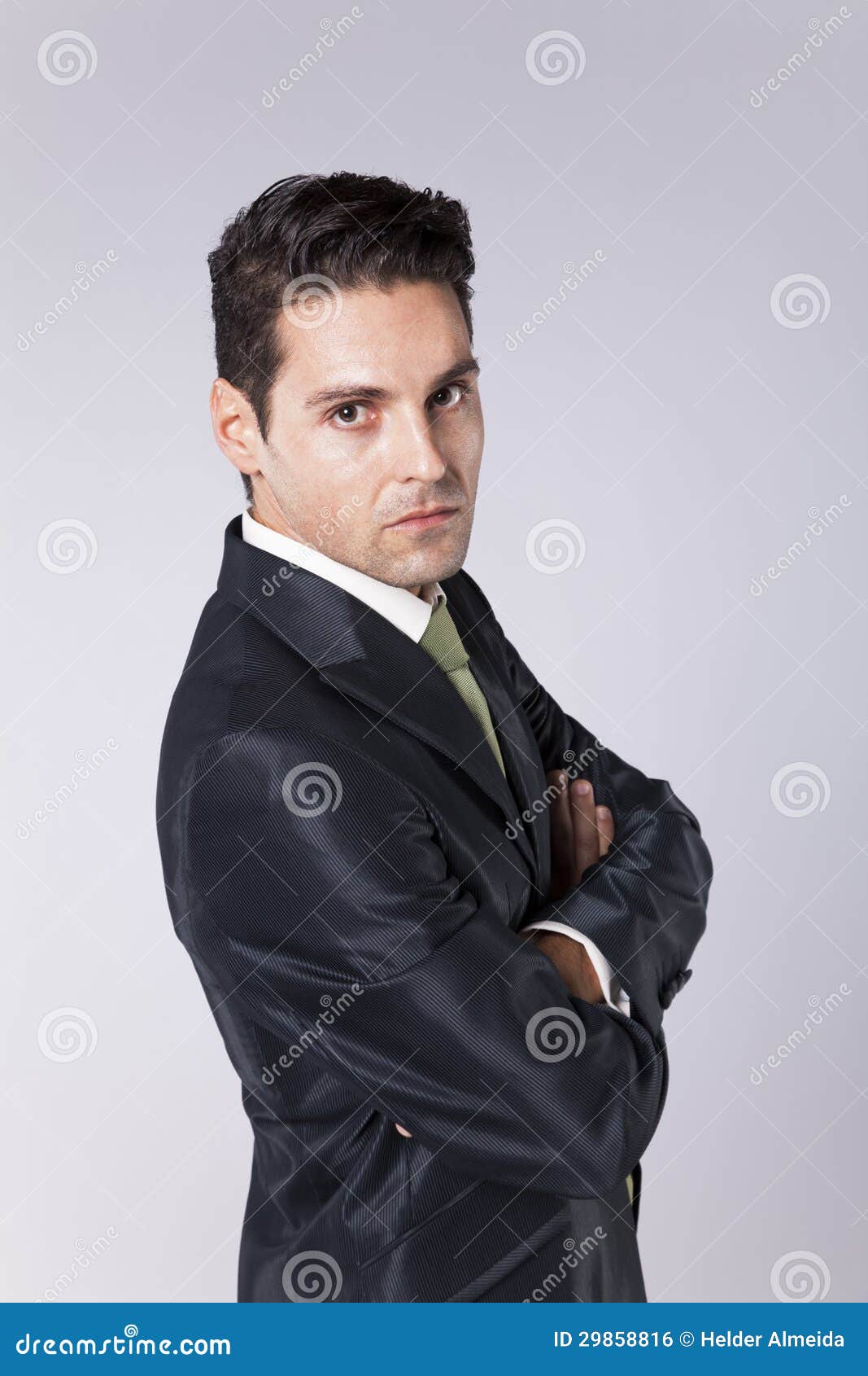 Businessman posing stock photo. Image of success, suit - 29858816