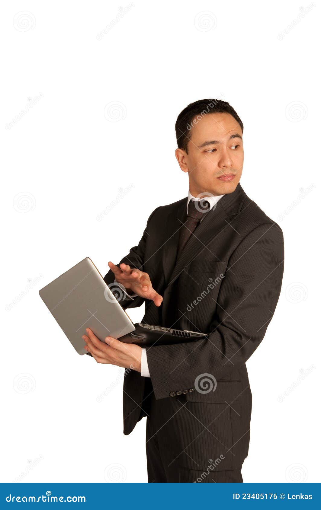 Young Businessman Protecting Privacy Stock Photo - Image of ...