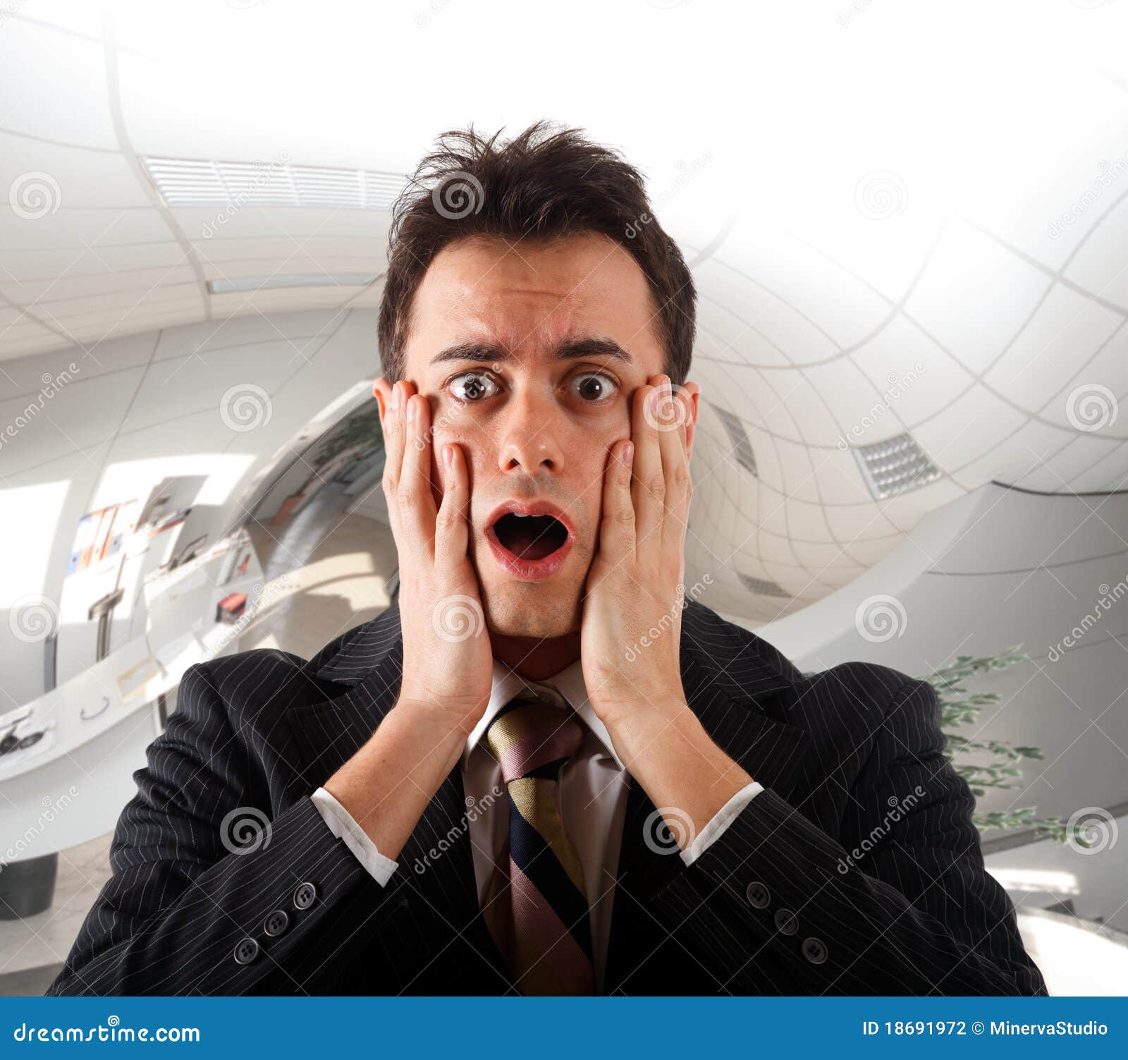 Young businessman shocked stock photo. Image of crisis - 18691972