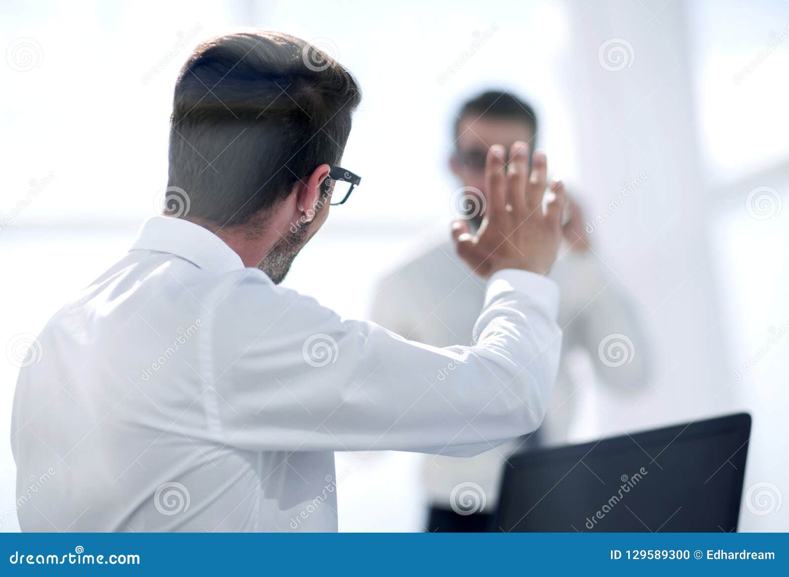 Young Businessman Showing His Success Stock Photo - Image of occupation ... Young Businessman Showing His Success Stock Photo - Image of occupation ...