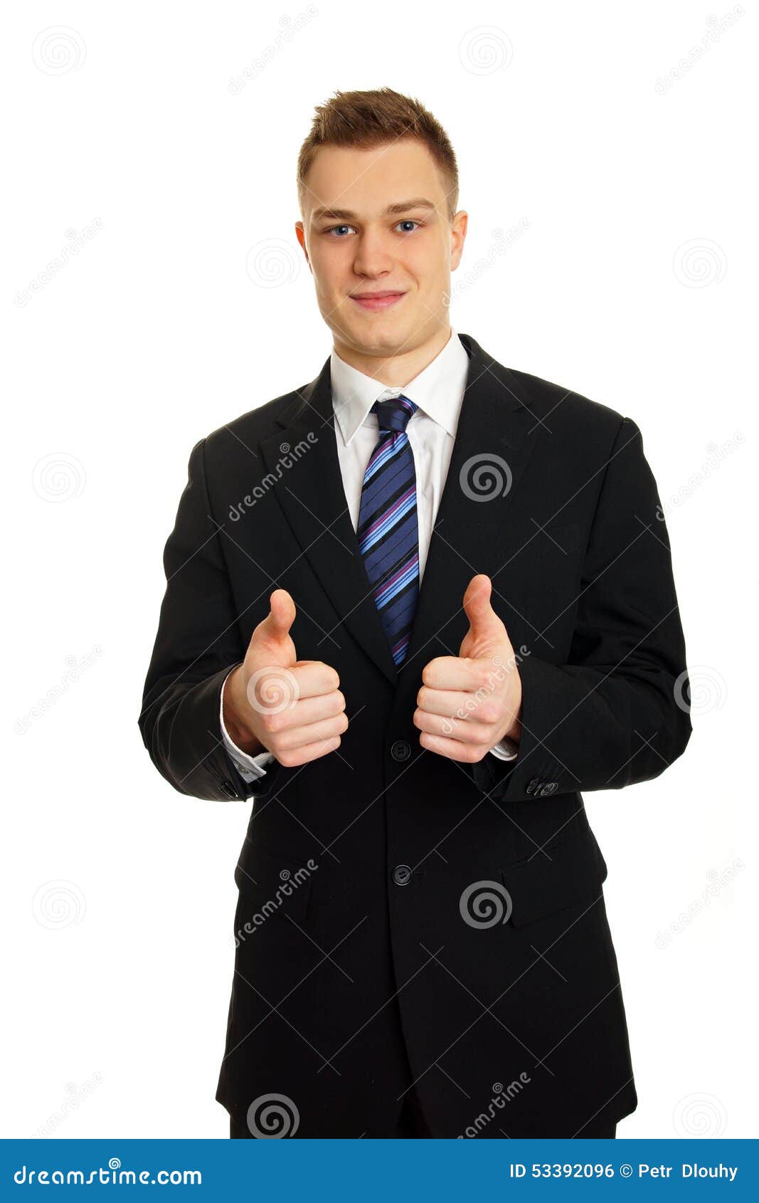 Young Businessman Showing Thumbs Up Stock Photo - Image of suit, white ... Young Businessman Showing Thumbs Up Stock Photo - Image of suit, white ...