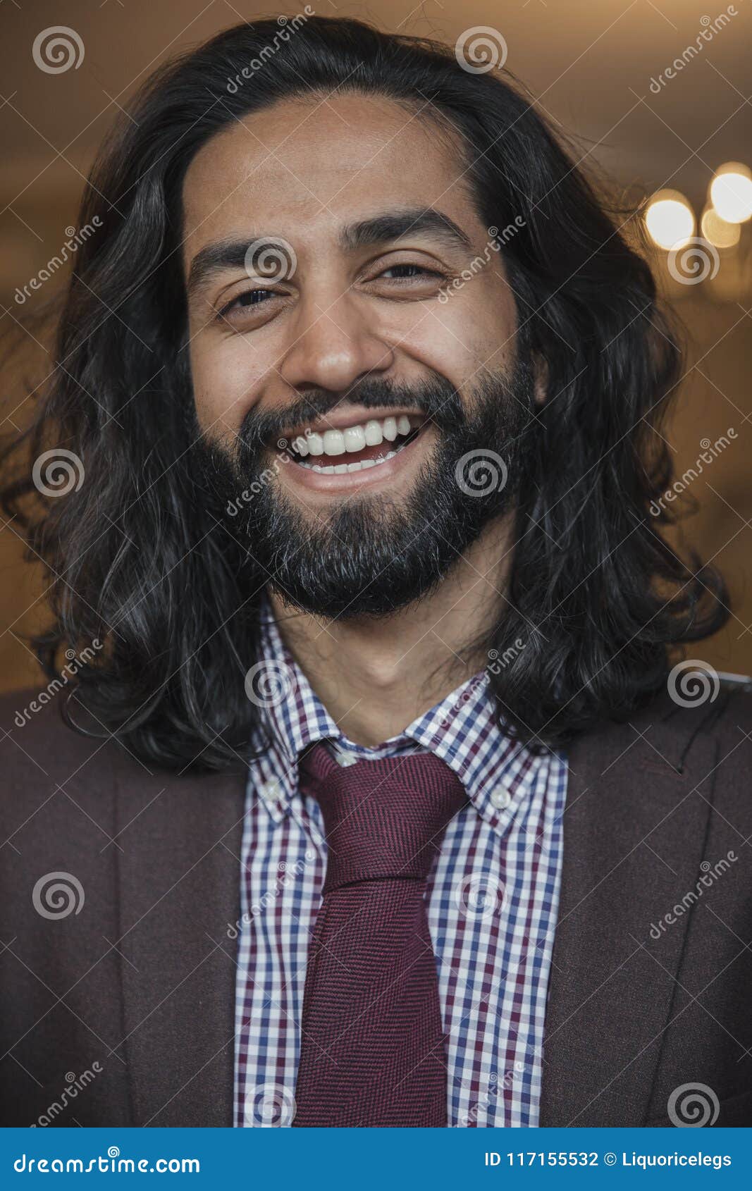 Young Businessman Smiles for the Camera Stock Photo - Image of ...