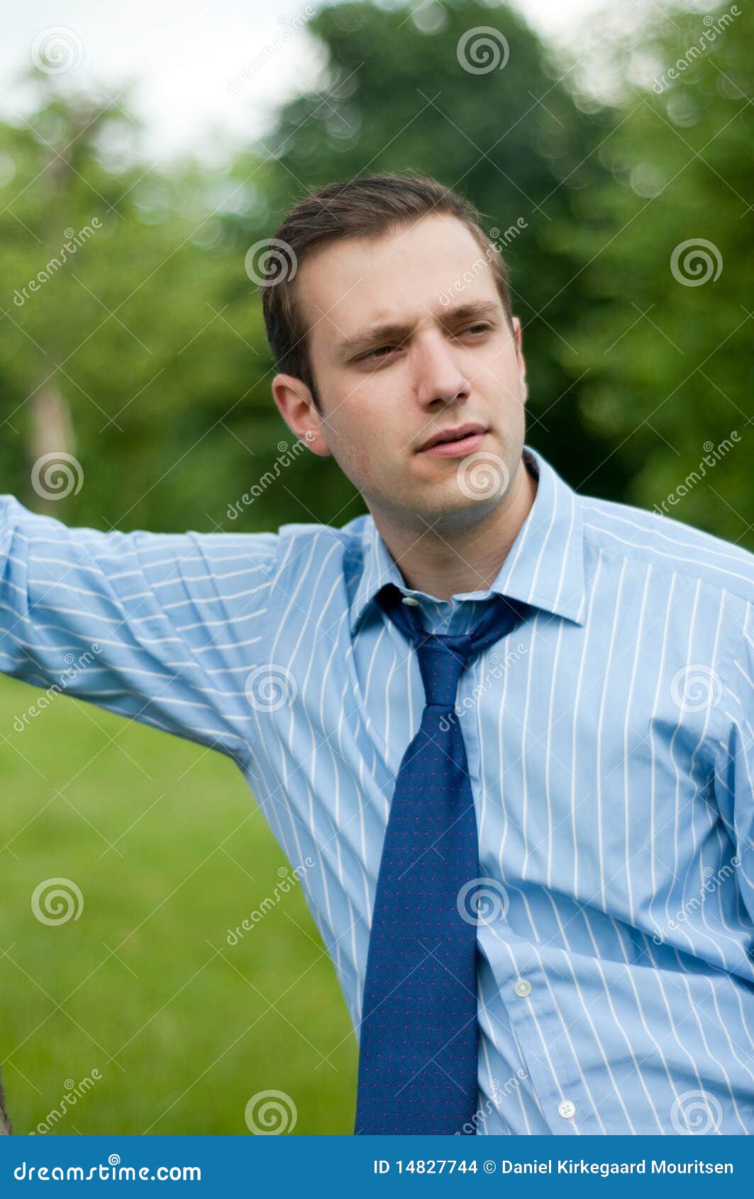Young Businessman Standing in Park Stock Photo - Image of business ... Young Businessman Standing in Park Stock Photo - Image of business ...