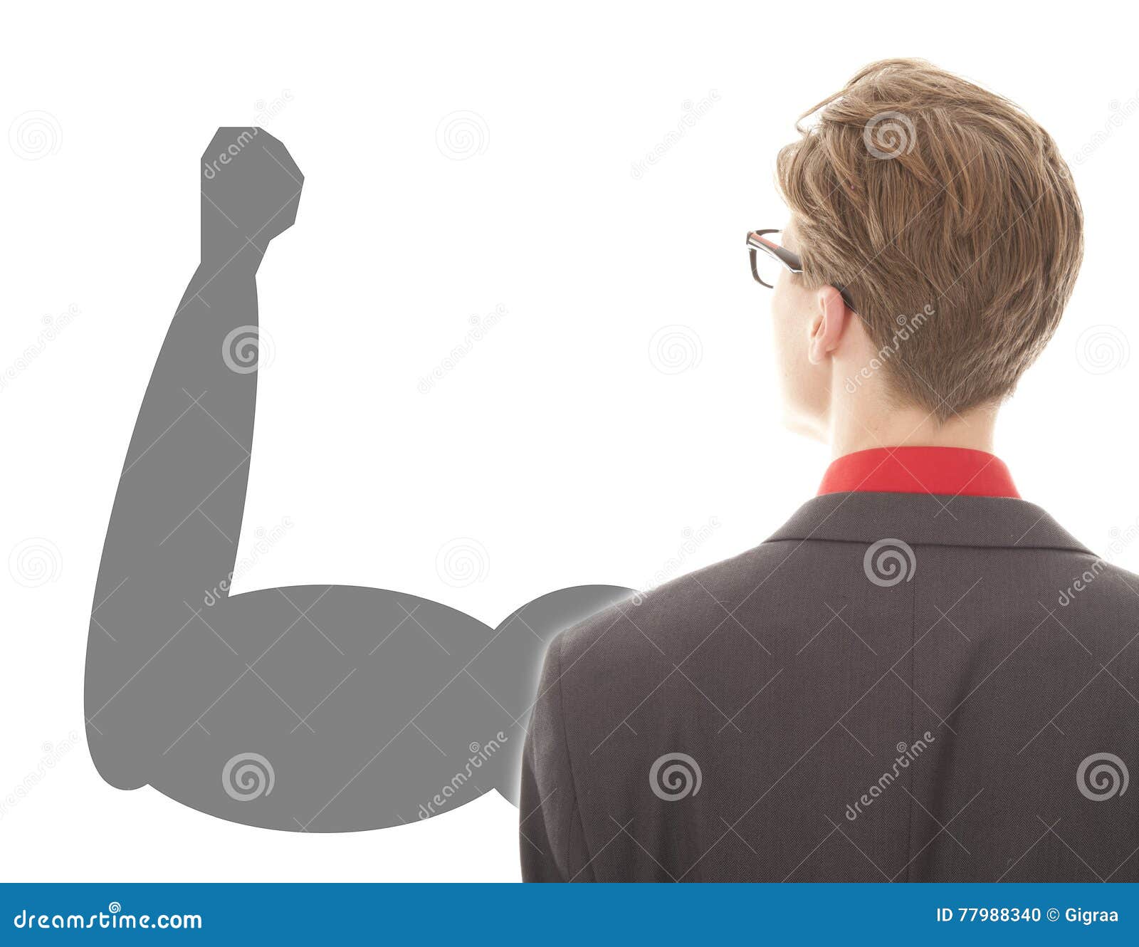 Strong Powerful Modern Businessman Pose Looking Confident Successful ...