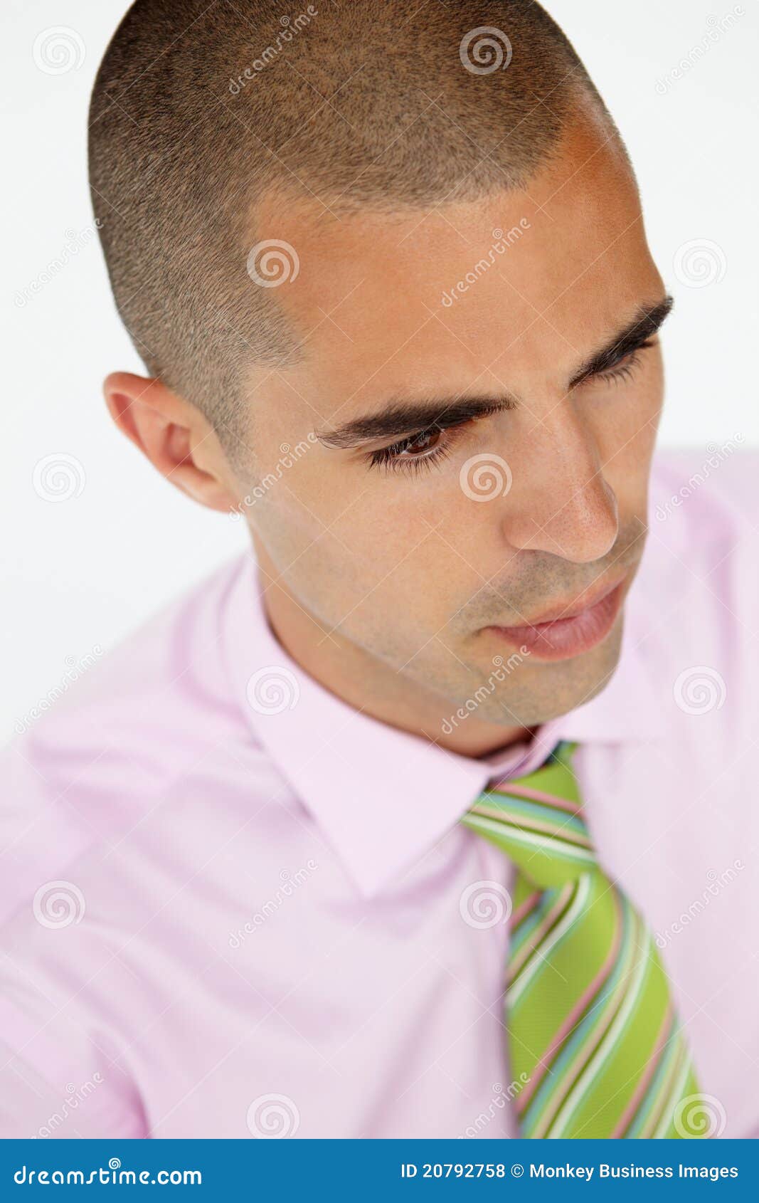 Young Businessman in Suit Looking Off Camera Stock Photo - Image of ...