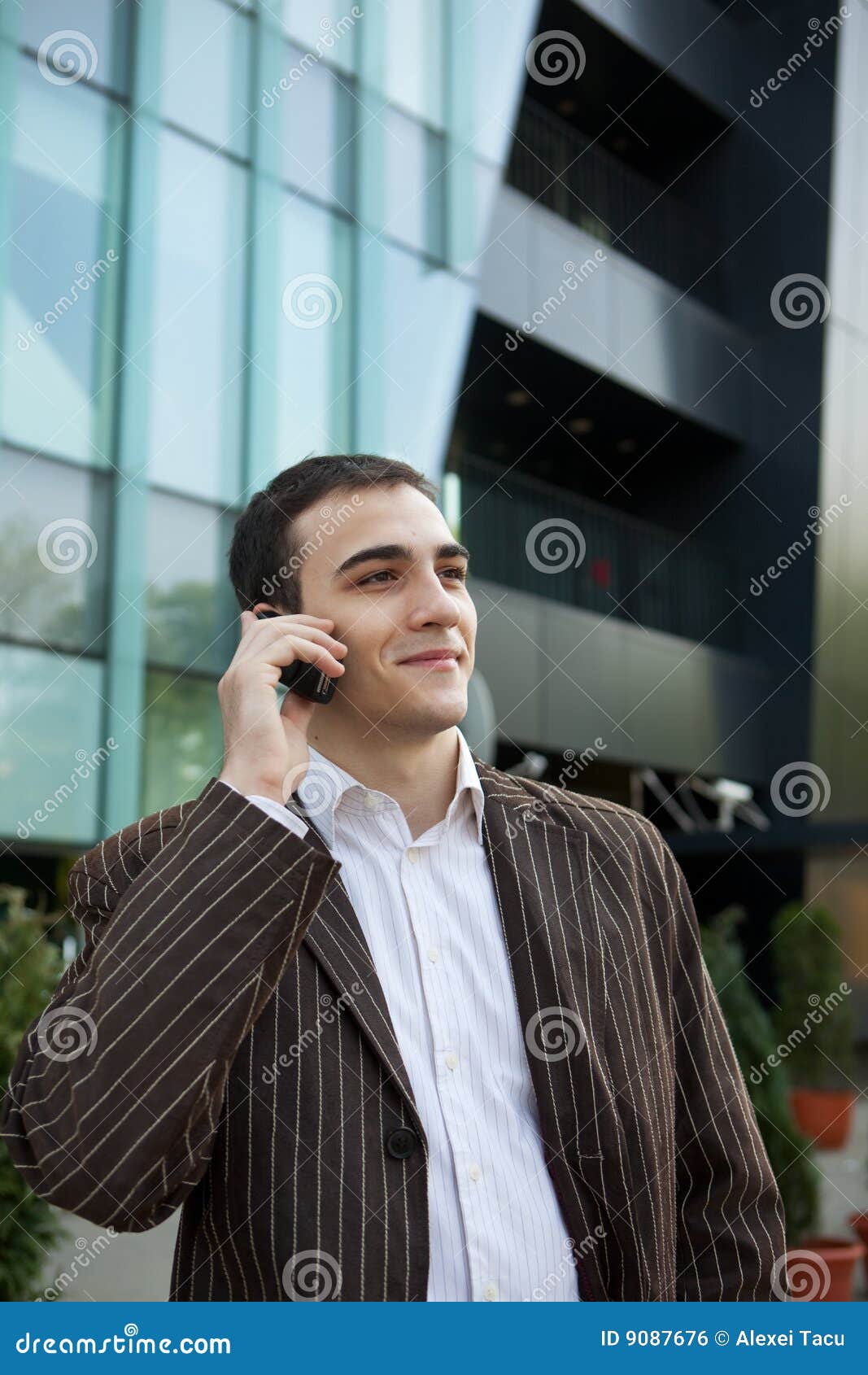Young Businessman Talking stock photo. Image of businessman - 9087676