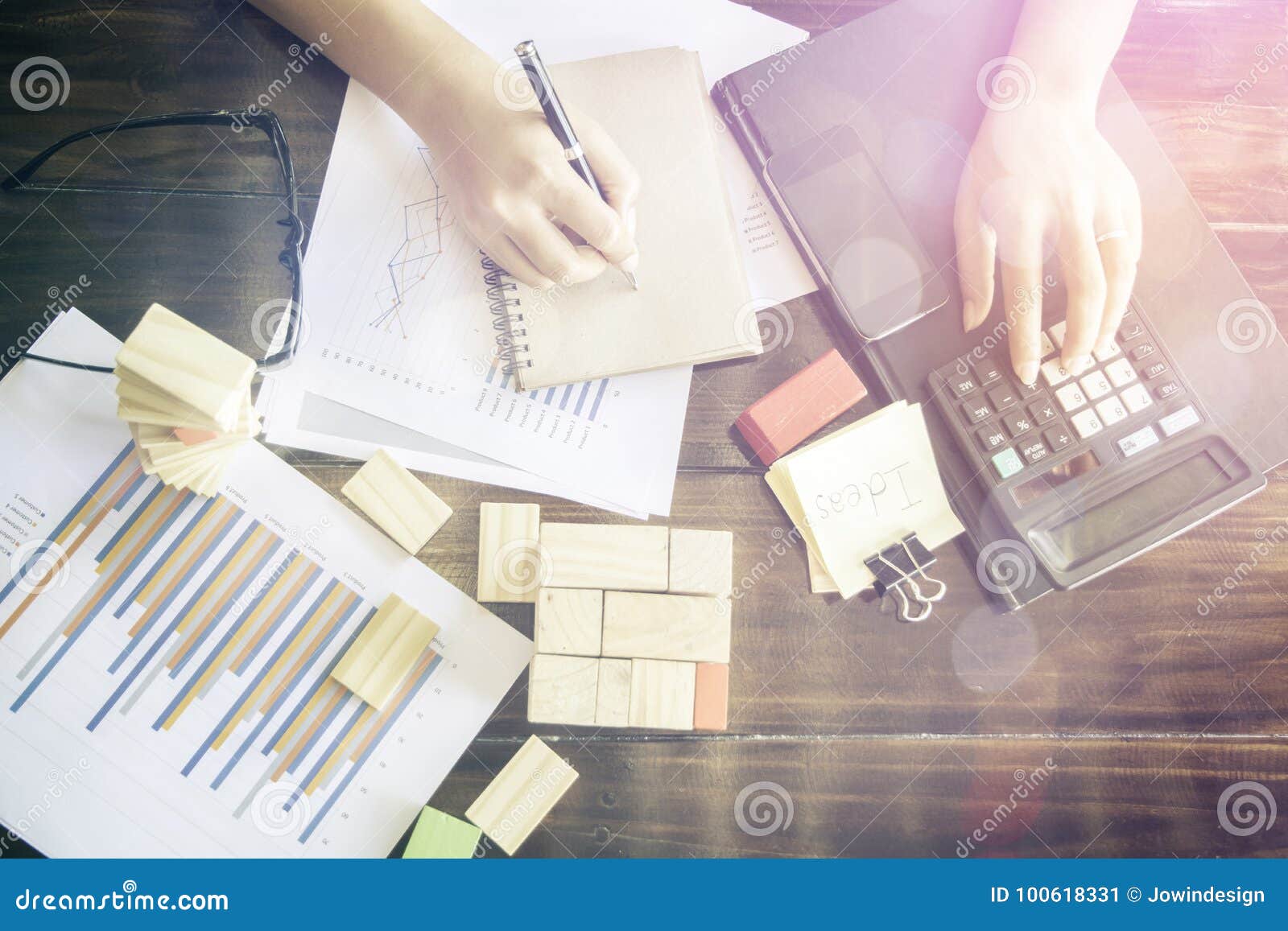 Businessman Working with Documents Stock Image - Image of design ...