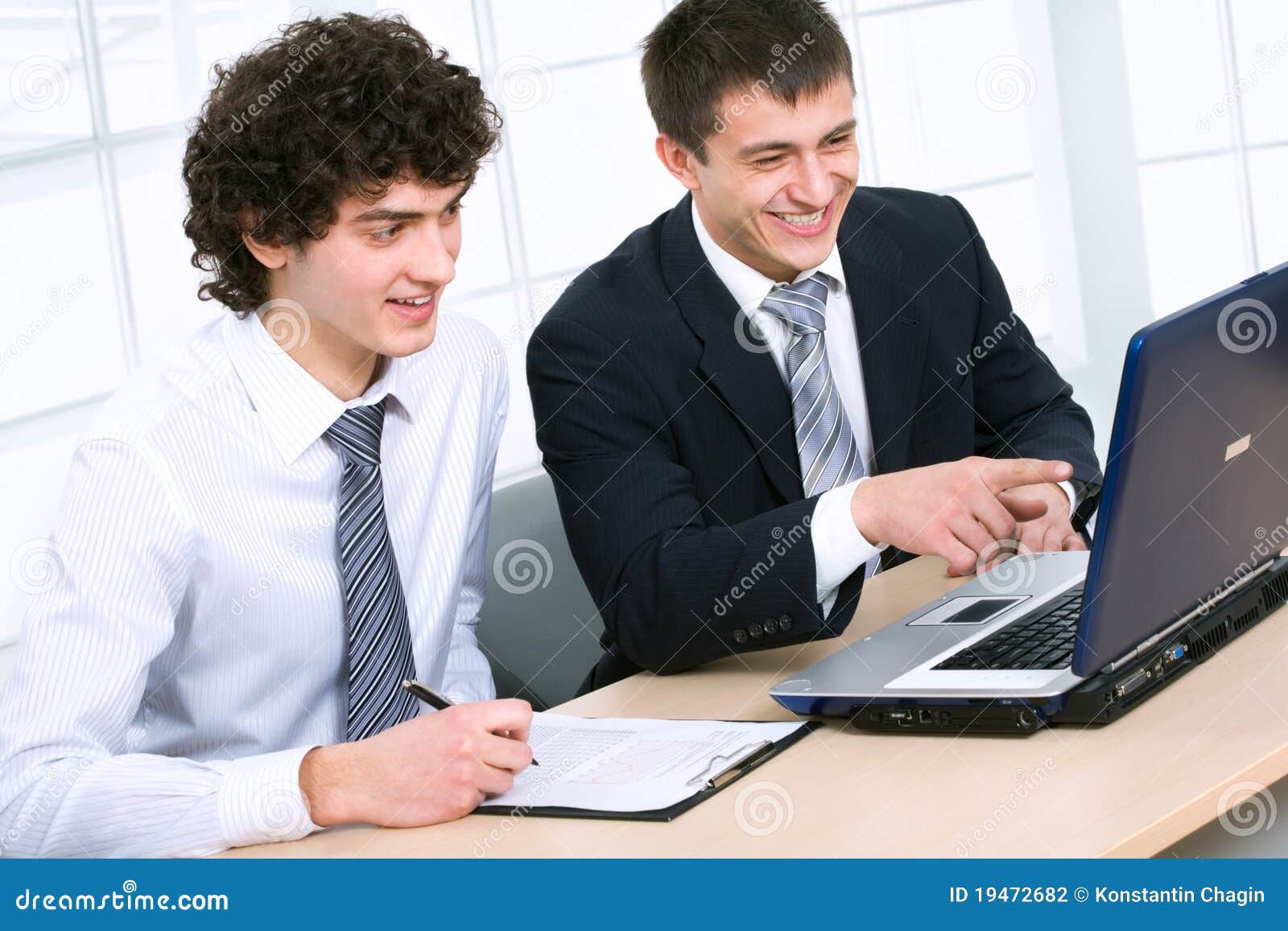 Young businessmen stock photo. Image of busy, students - 19472682