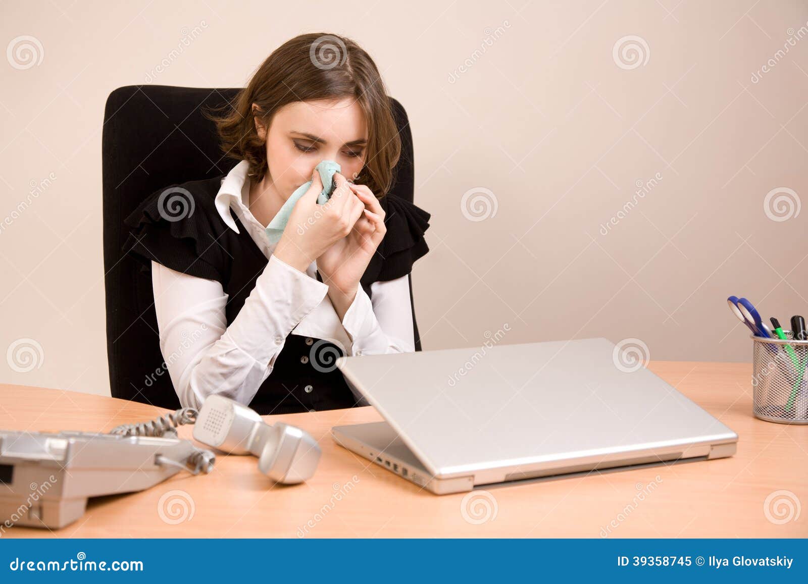 Young businesswoman crying stock image. Image of crying - 39358745