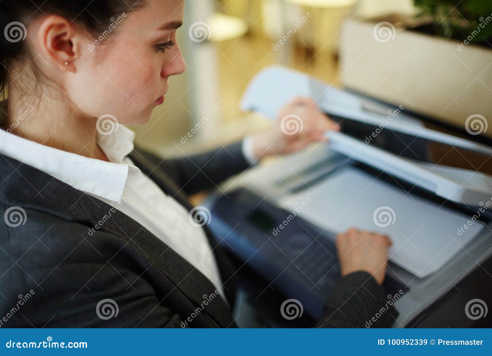 Using xerox stock image. Image of paper, copymachine - 100952339