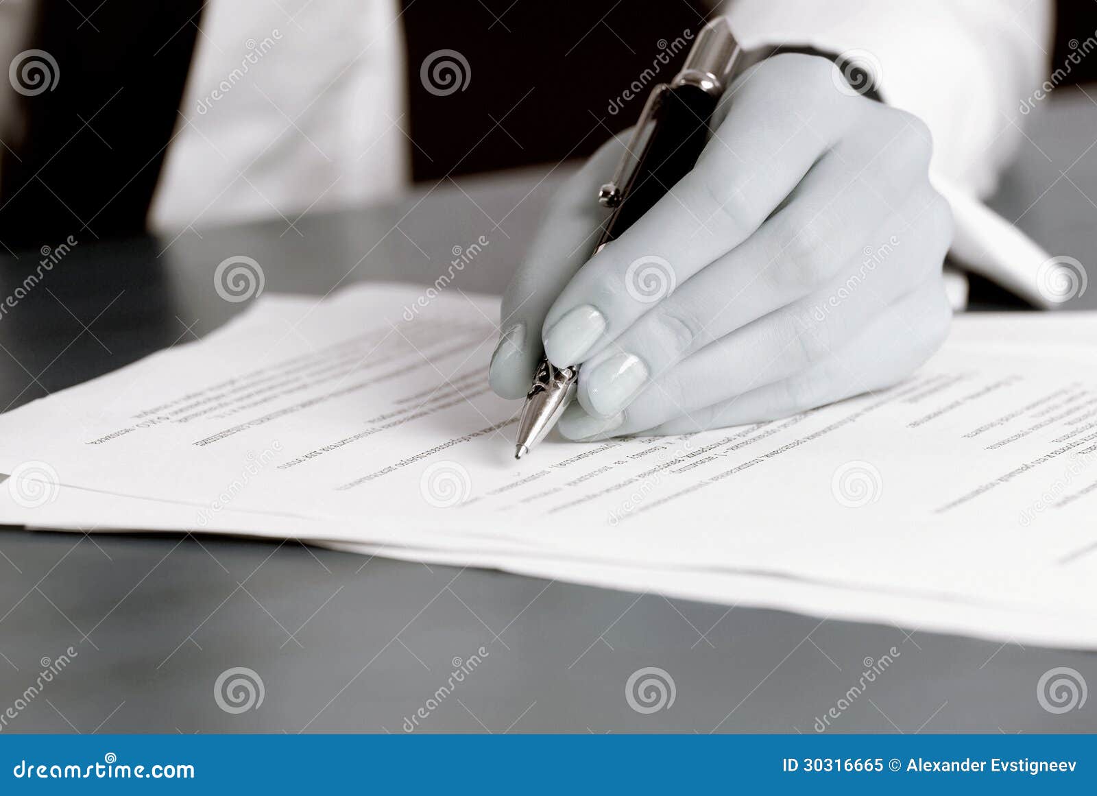 The Signing of Important Documents Stock Image - Image of busy, legal ...