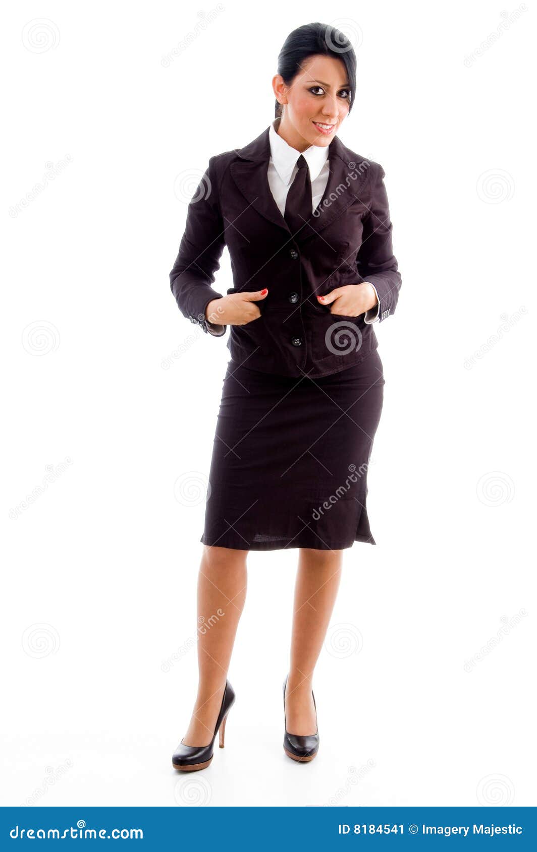 Young Businesswoman Standing Stock Image - Image of business, attorney ... Young Businesswoman Standing Stock Image - Image of business, attorney ...