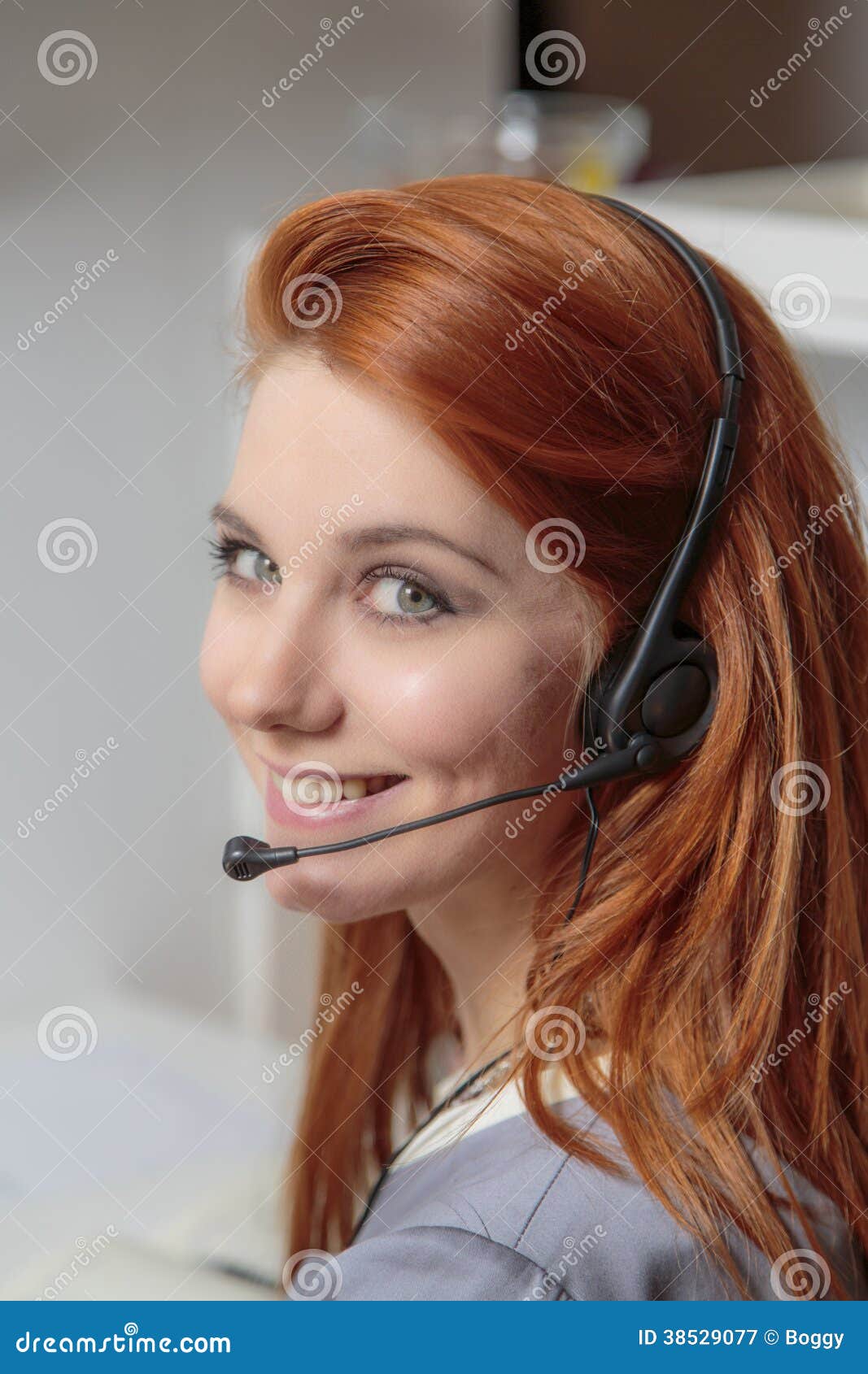 Young call operator stock image. Image of confident, people - 38529077