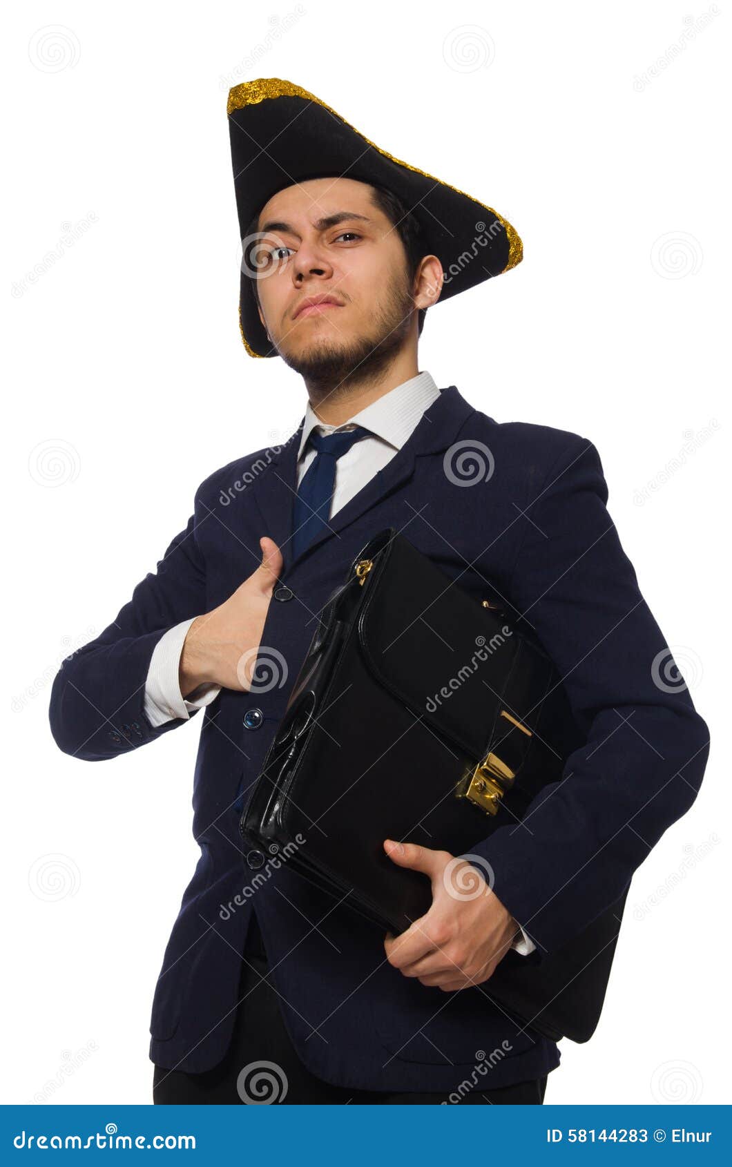 Young captain stock image. Image of employee, model, costume - 58144283