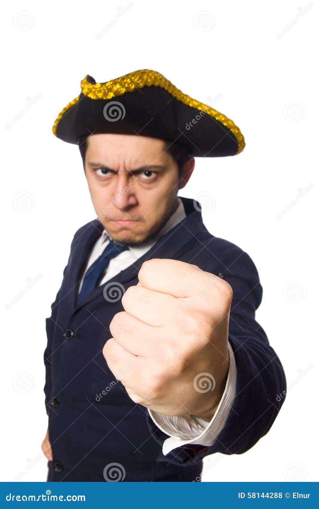 Young captain stock photo. Image of black, bandit, employer - 58144288