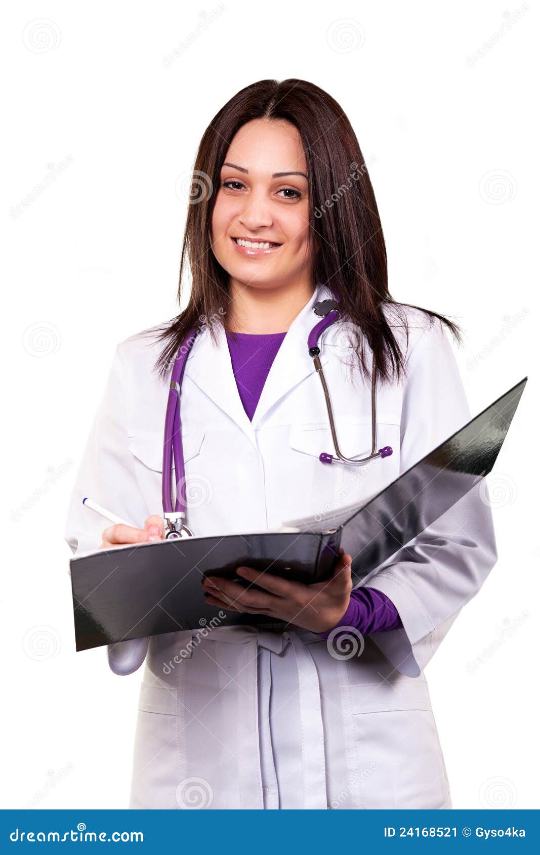 Young caring doctor stock image. Image of assistant, adult - 24168521