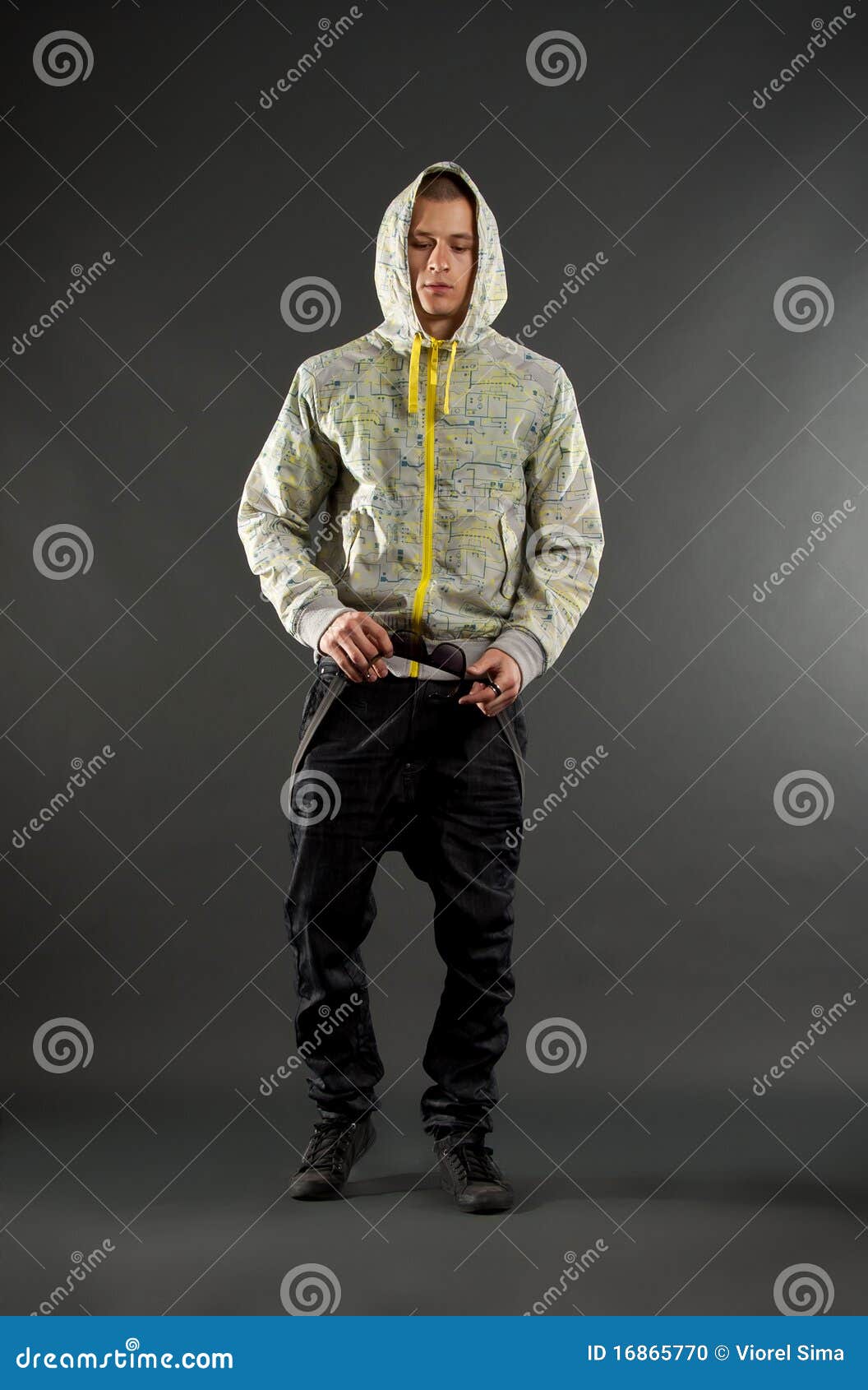 Young casual man full body stock photo. Image of teenager - 16865770