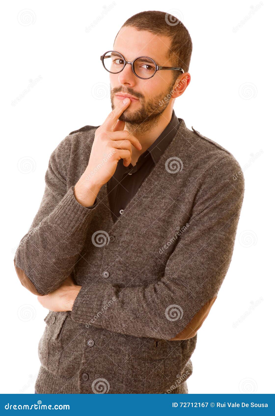 Thinking stock image. Image of attractive, white, people - 72712167