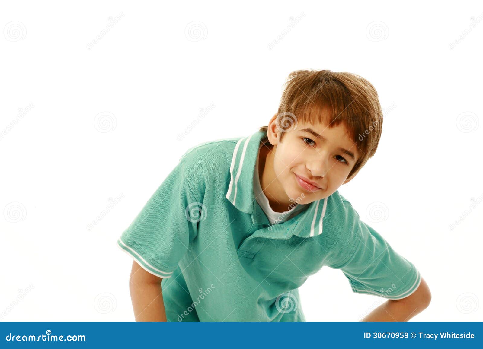 Young caucasian boy stock photo. Image of smile, posing - 30670958