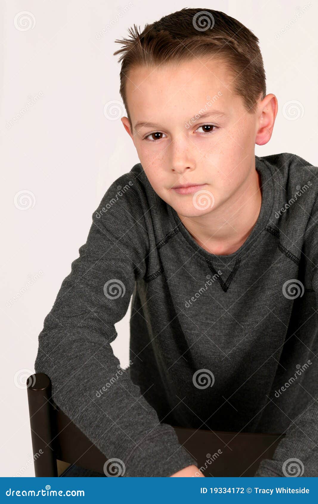Young Caucasian Boy Smiling Stock Photo - Image of cute, person: 19334172