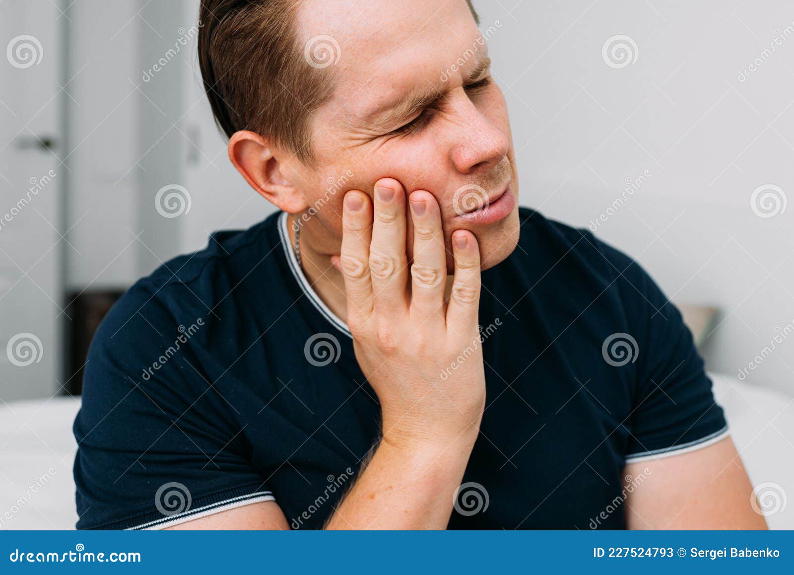 Man Severe Toothache, Poor Health, Illness, Dental Caries Stock ...