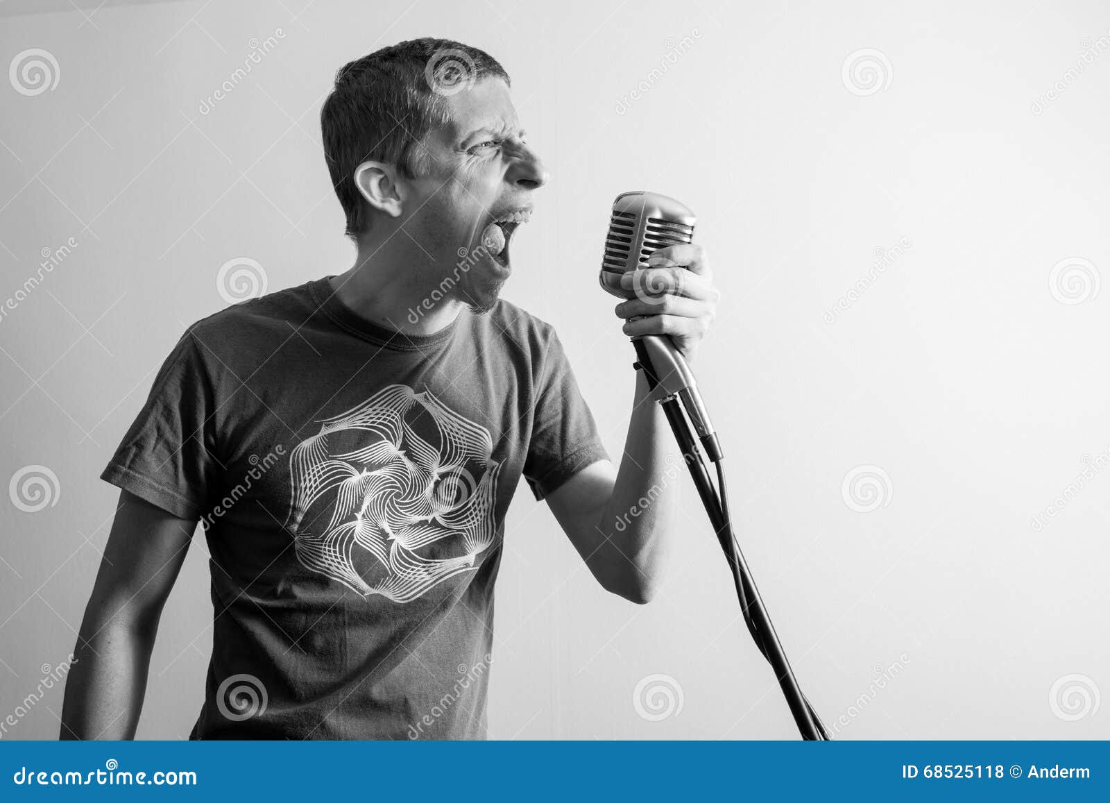 Young Caucasian Man Shouting Editorial Stock Photo - Image of shout ...