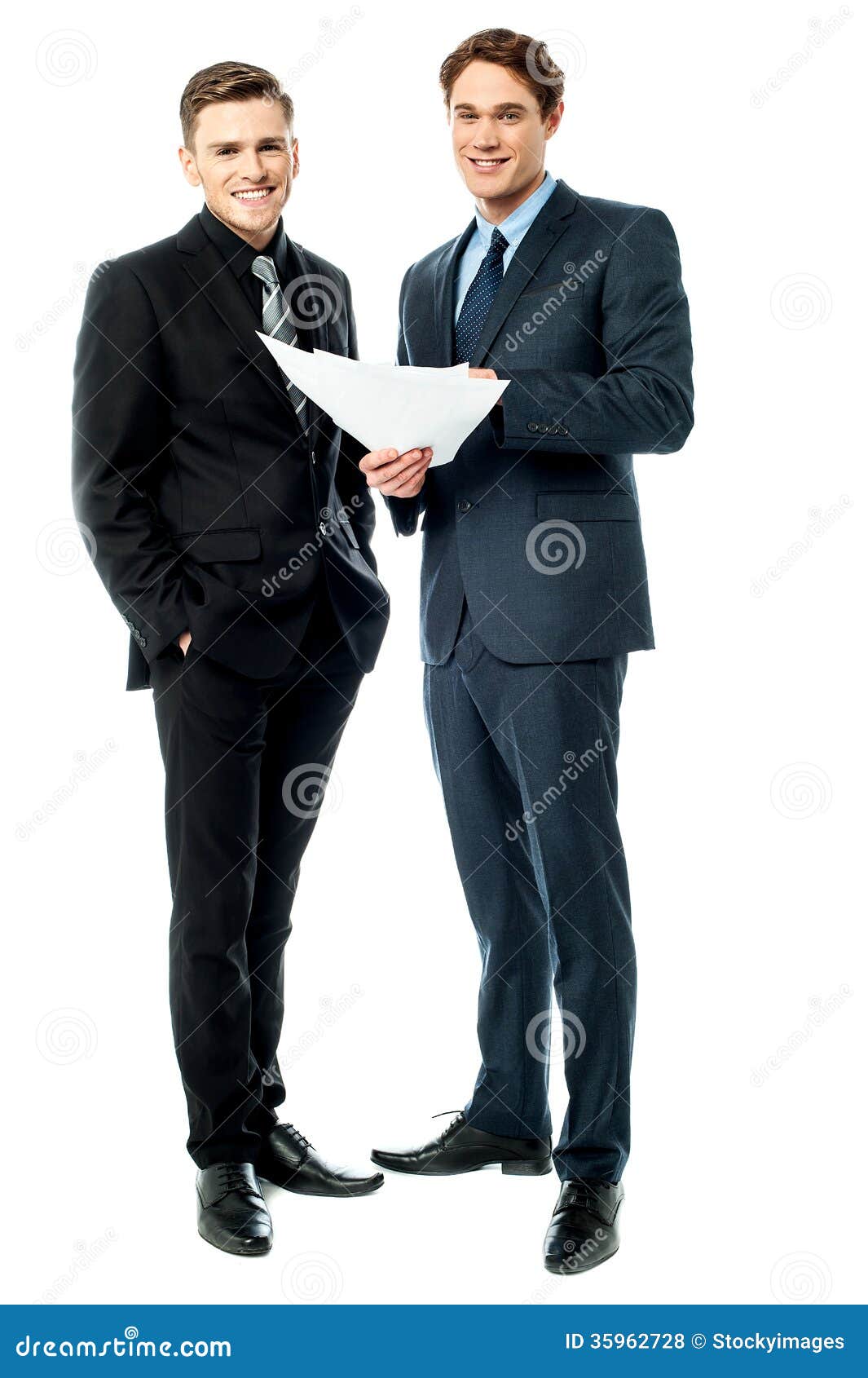 Young Ceo S Discussing Business Plan Stock Photo - Image of dressed ...