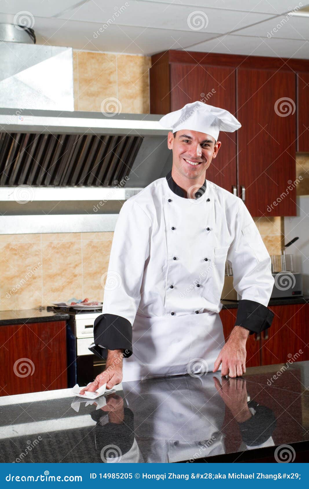 Young chef stock image. Image of chef, expertise, service - 14985205