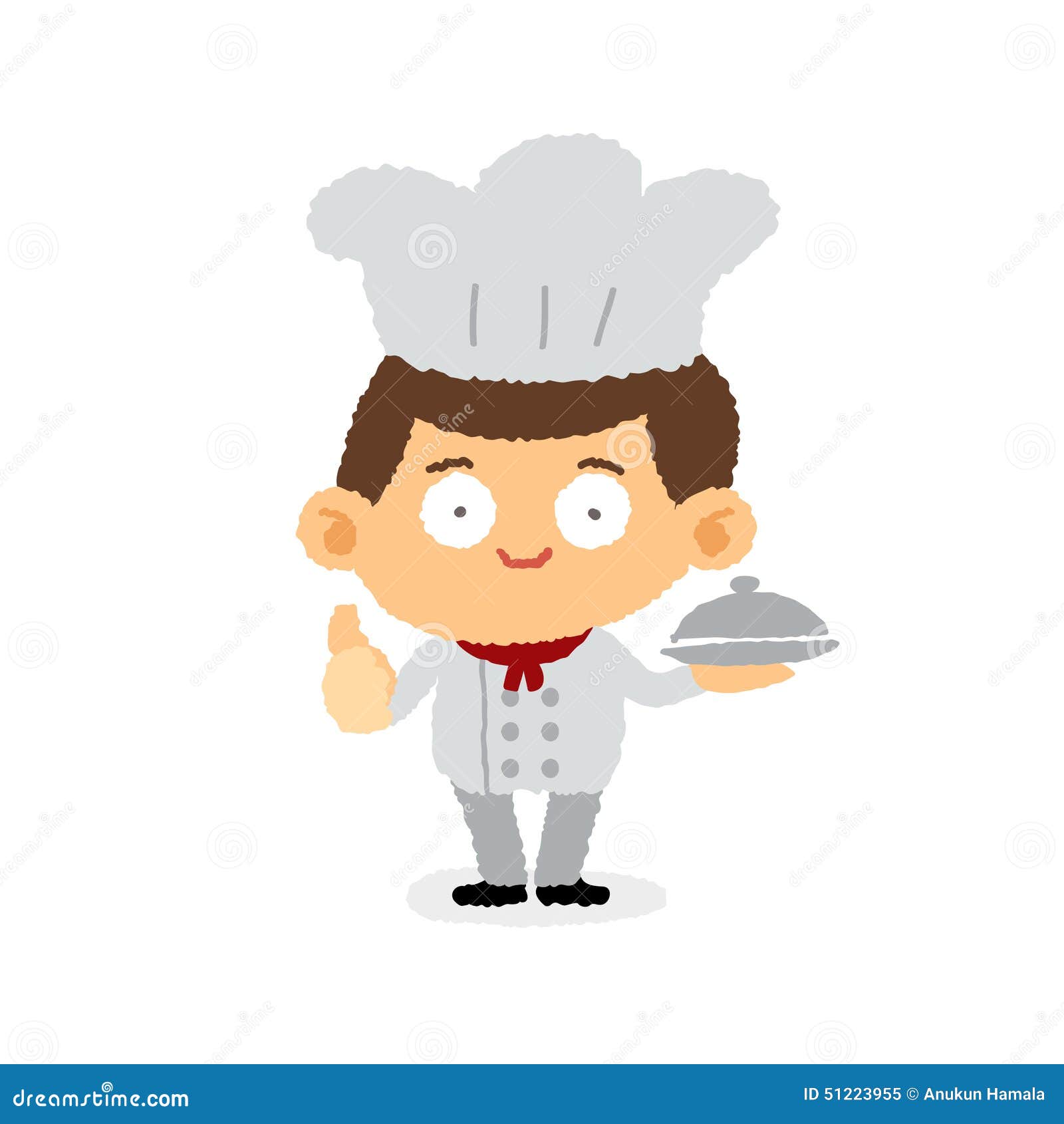 Young chef cartoon stye stock vector. Illustration of cuisine - 51223955