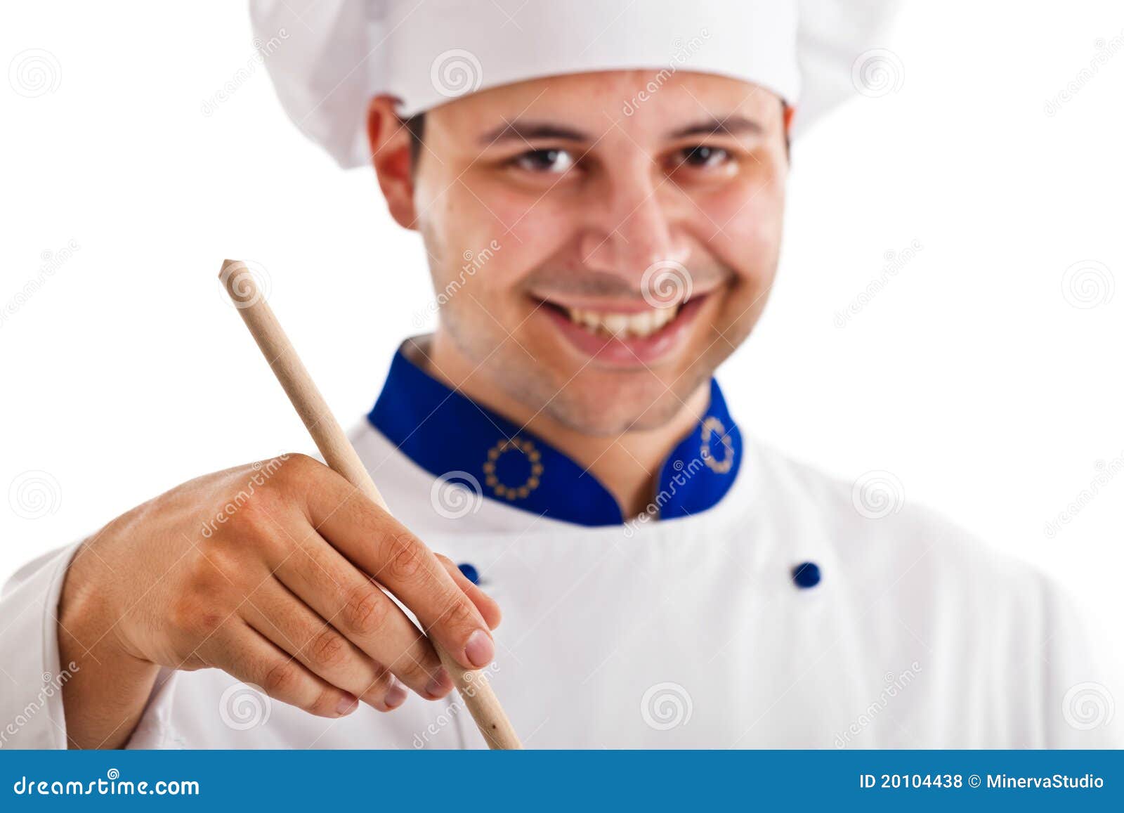 Young chef cooking stock photo. Image of young, sign - 20104438