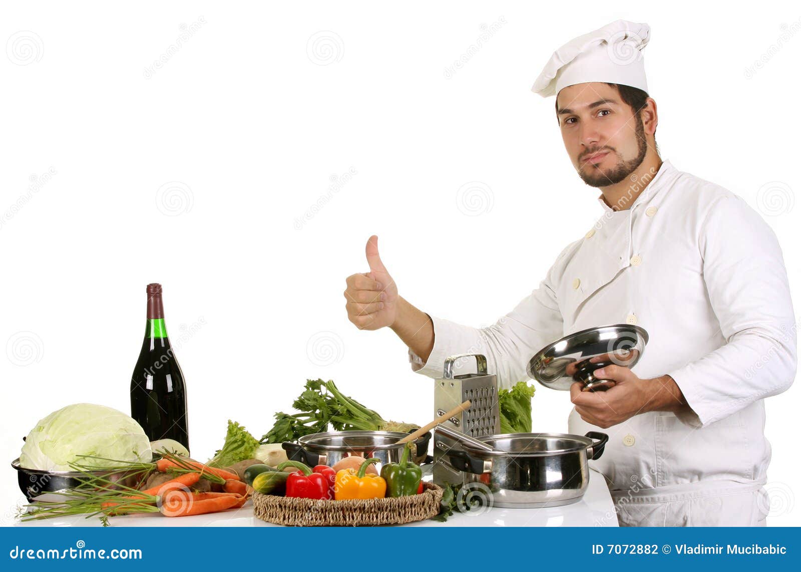 Young Boy Chef Adding Ingredients To His Bowl Royalty-Free Stock Image ...
