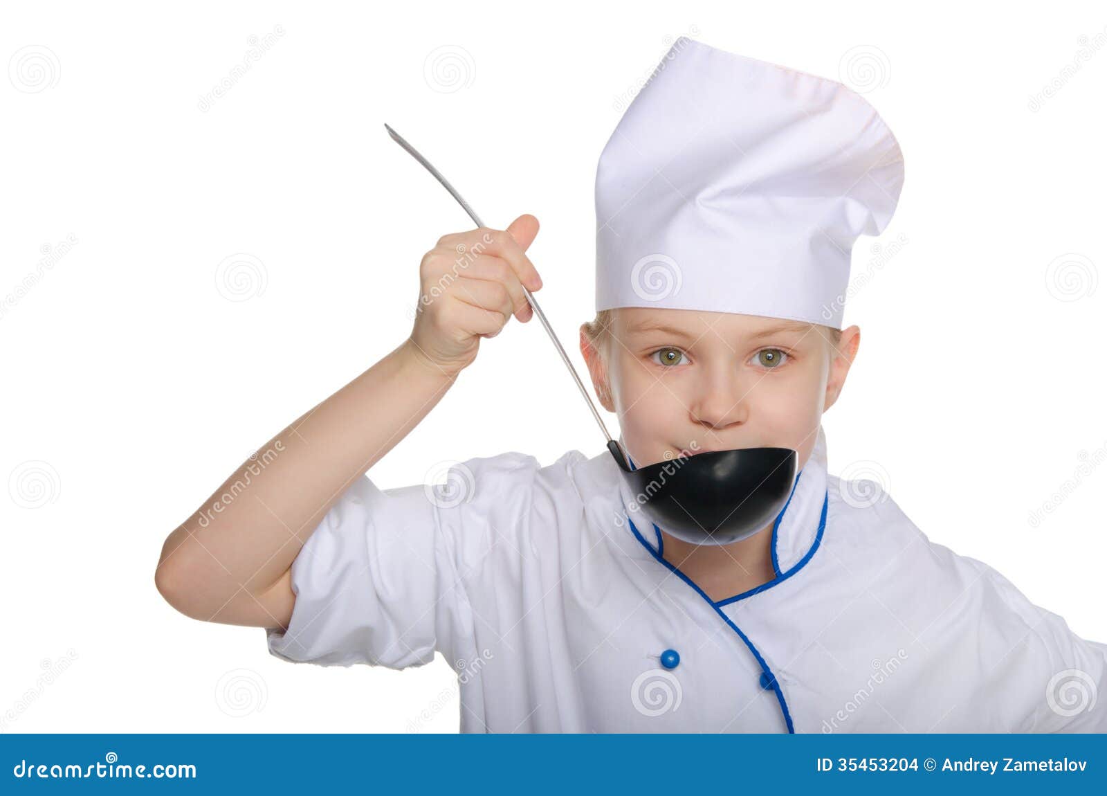 Young chef tasting food stock photo. Image of lunch, business - 35453204