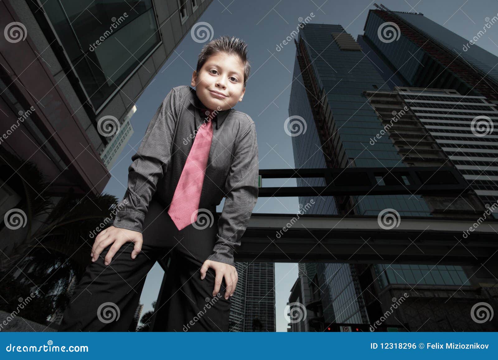 Young child in the city stock photo. Image of horizontal - 12318296