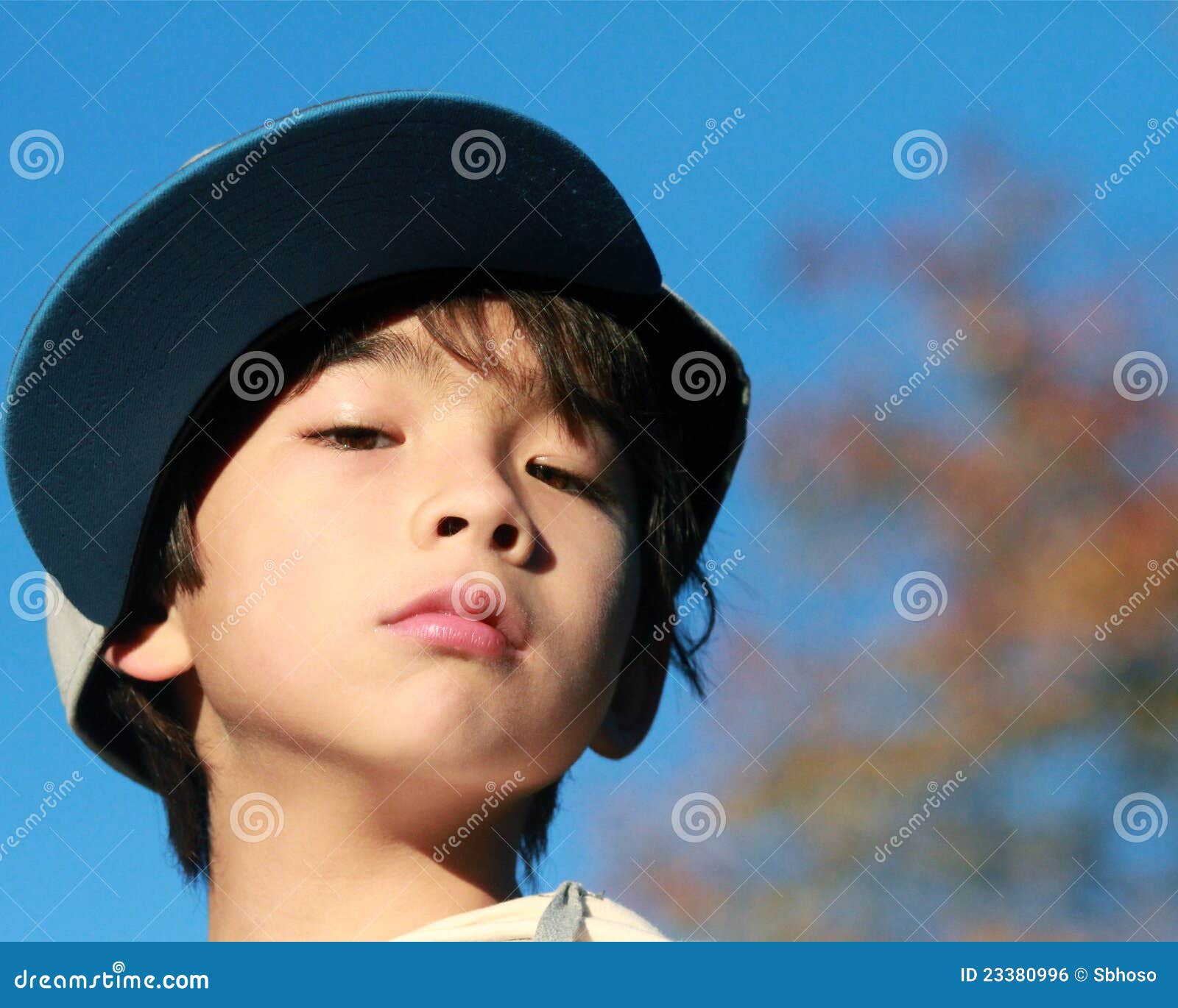 Young Child Defiance and Confidence Stock Photo - Image of portrait ...