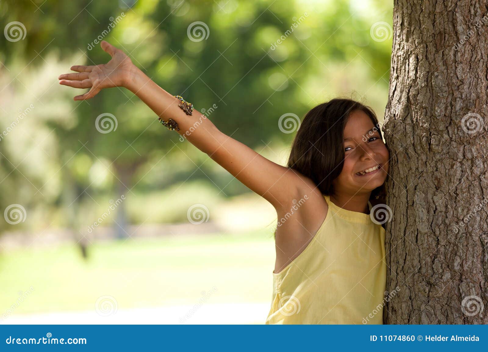 Young Child Enjoying Nature Stock Photo - Image of growth, concept ...