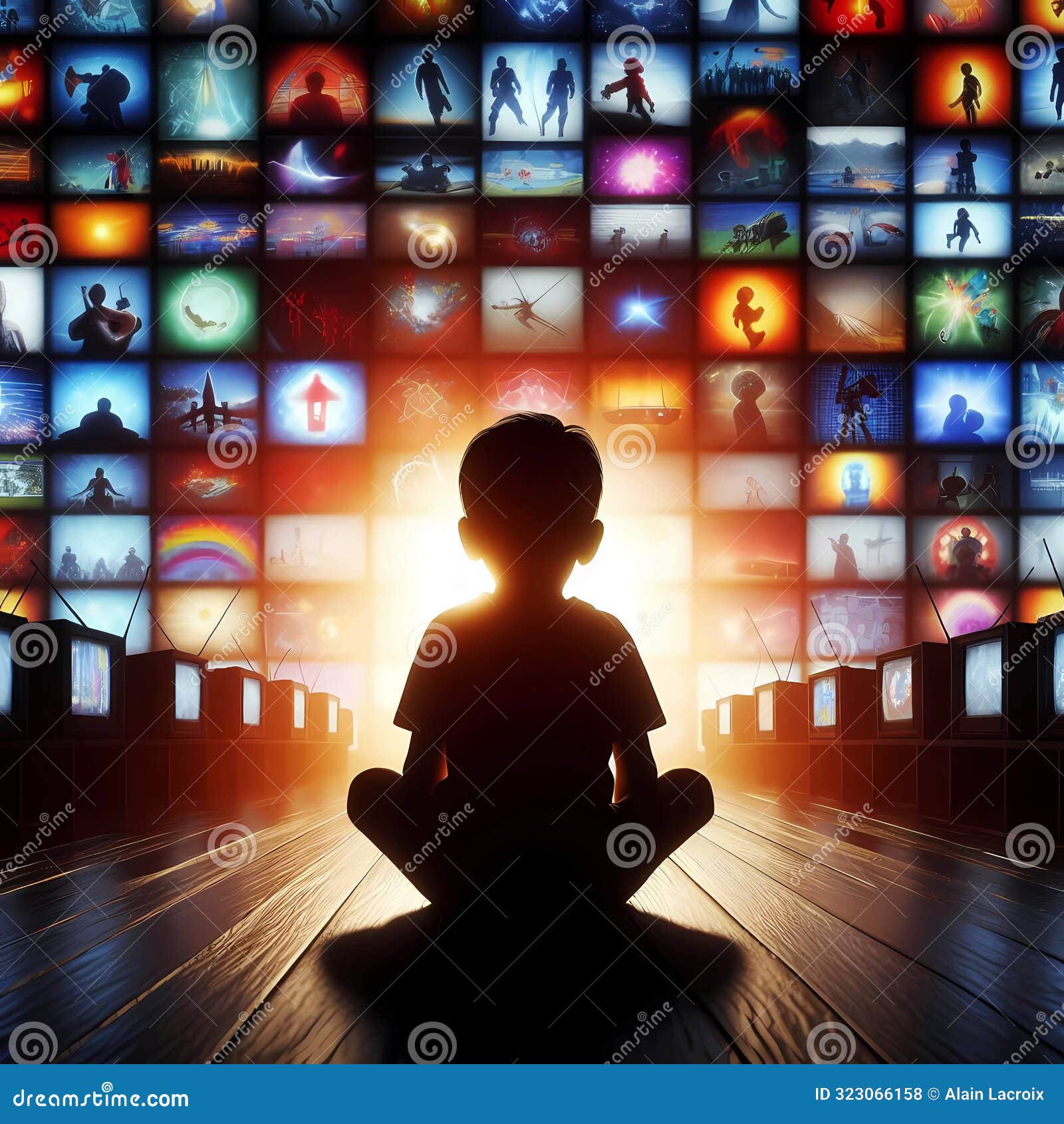 Screen Time Health Impacts Word Cloud Royalty-Free Stock Photo ...