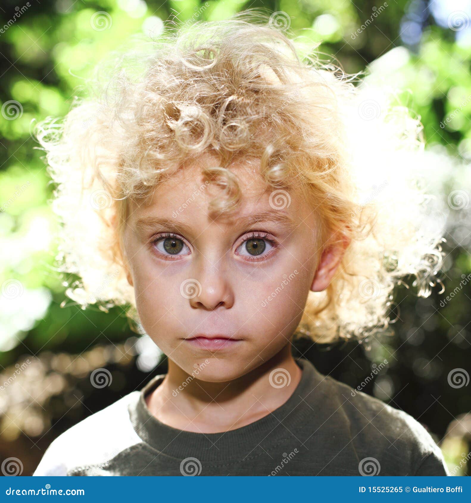 Young child portrait stock image. Image of cheerful, beauty - 15525265