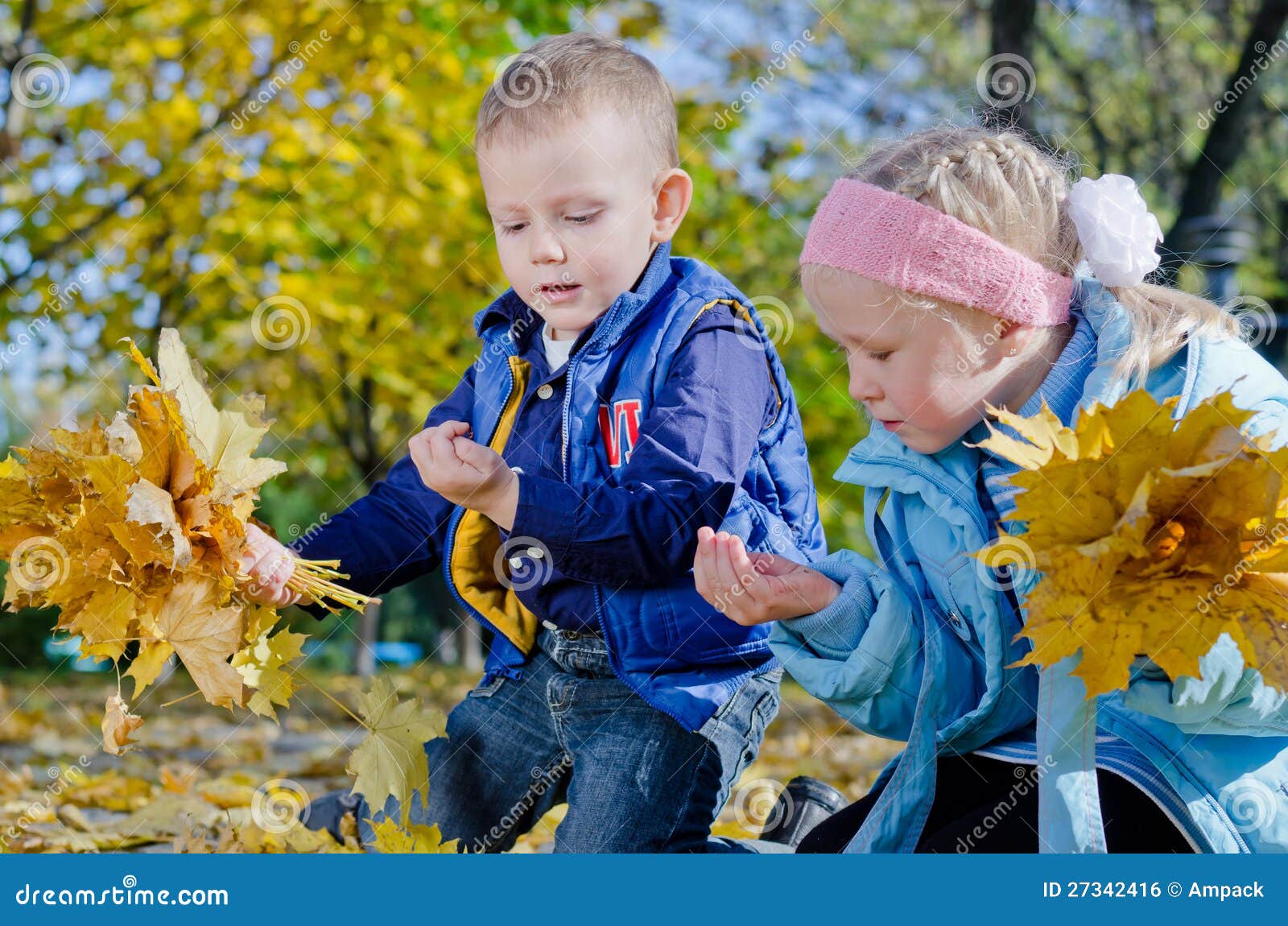 Young Children Playing With Insects Stock Photography | CartoonDealer ...