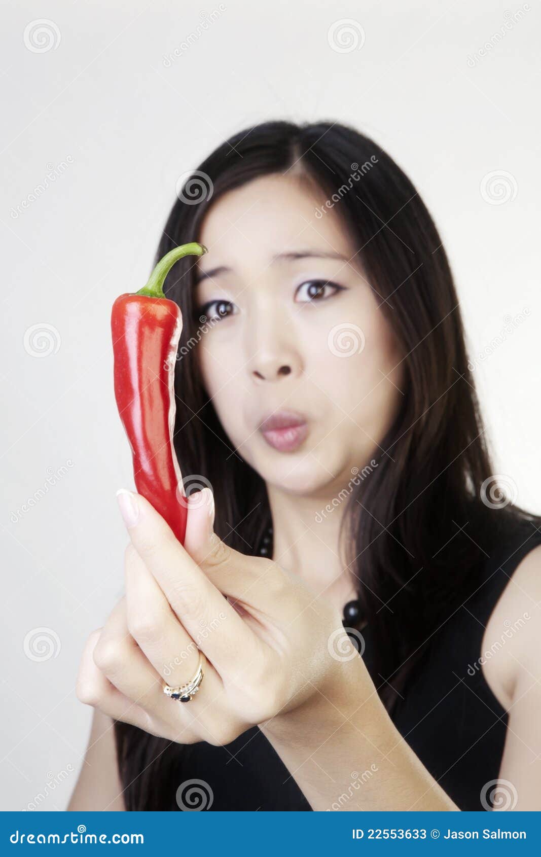 Young chinese woman stock image. Image of chilly, healthy - 22553633