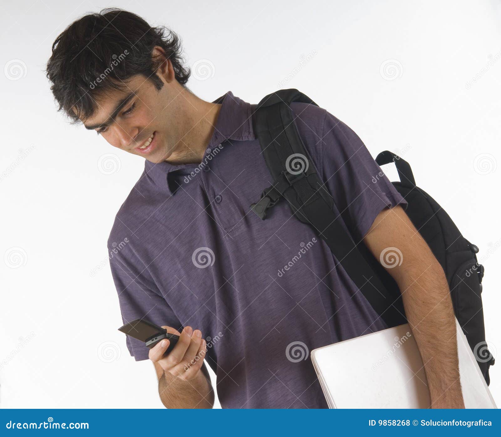 Young College Student In Suit Royalty-Free Stock Photo | CartoonDealer ...