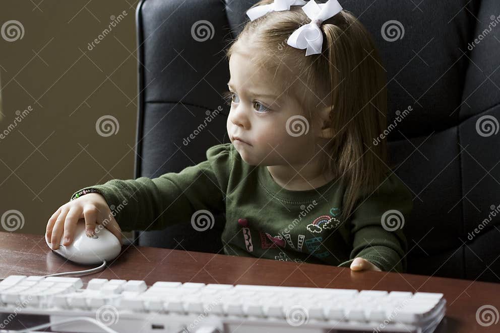 Young Computer Genius stock image. Image of mouse, educate - 4564717