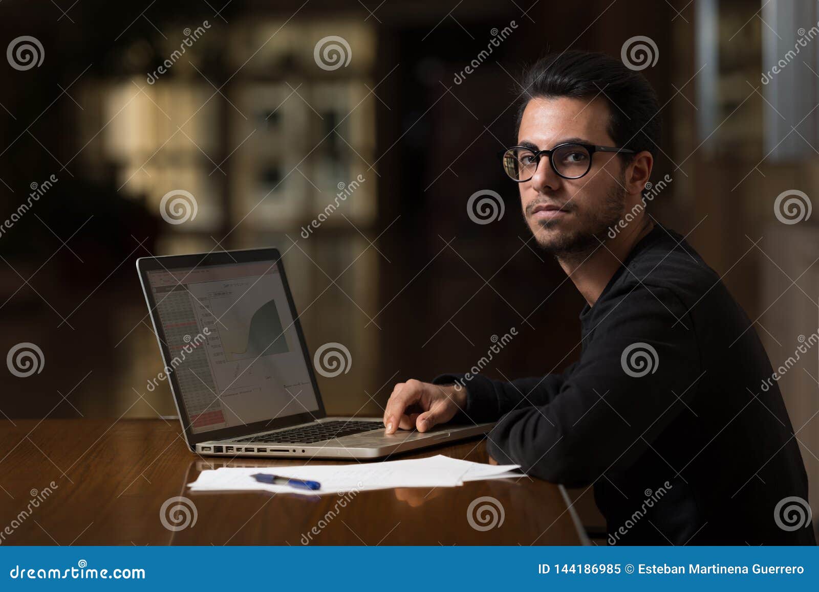 Young Computer Science Student Use a Laptop To Study in Caceres, Spain ... Young Computer Science Student Use a Laptop To Study in Caceres, Spain ...