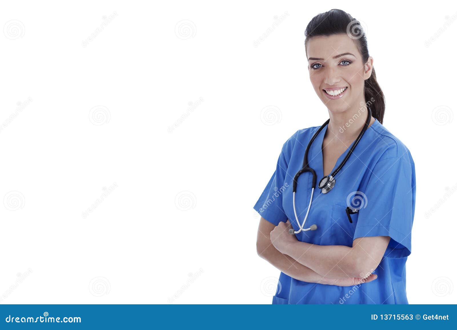 Young Confident Nurse Posing At The Camera Stock Photos - Image: 13715563