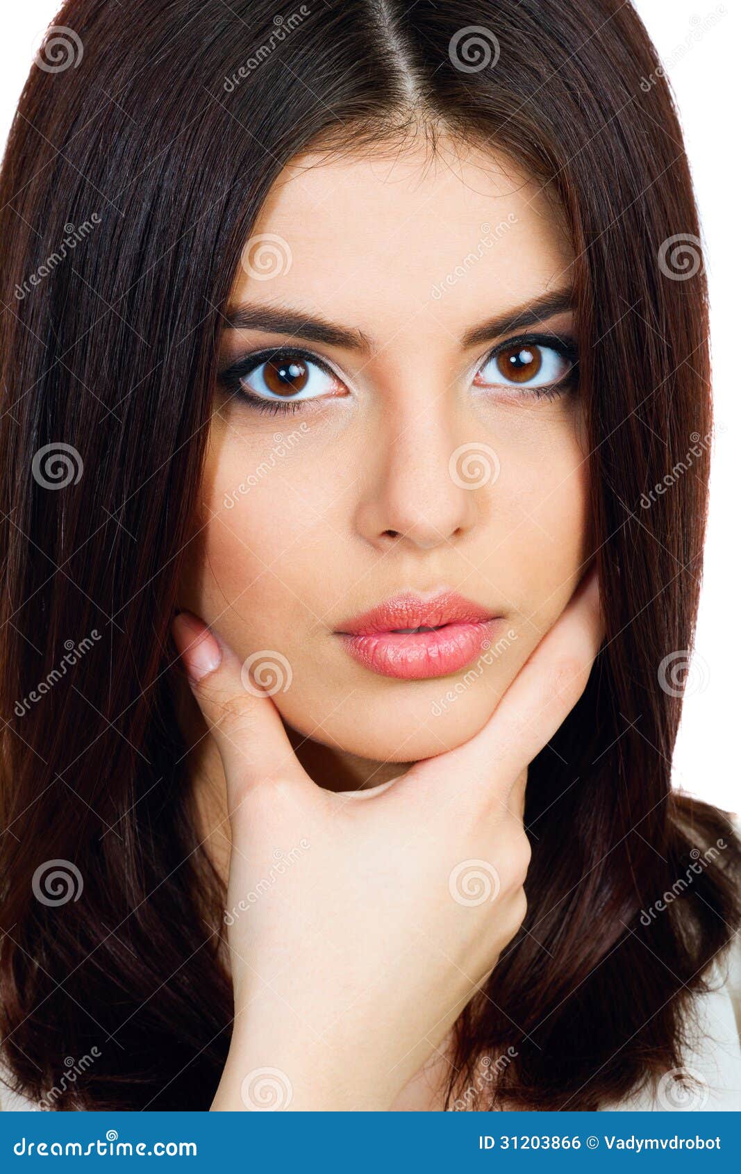 Young confident woman stock photo. Image of hair, bright - 31203866