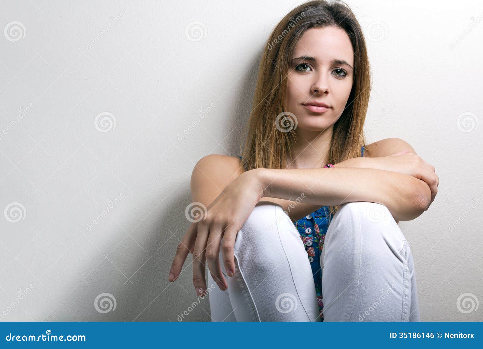 Young Confident Woman Looking at Camera Stock Photo - Image of lady ...