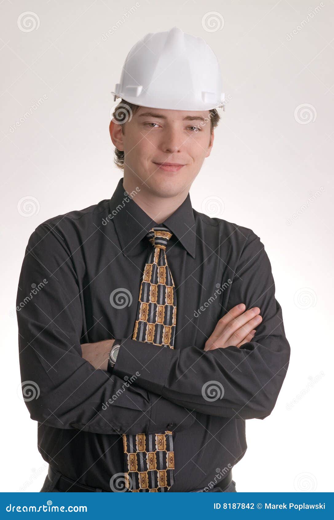 Young Construction Engineer Stock Photo - Image of looking, manager ...